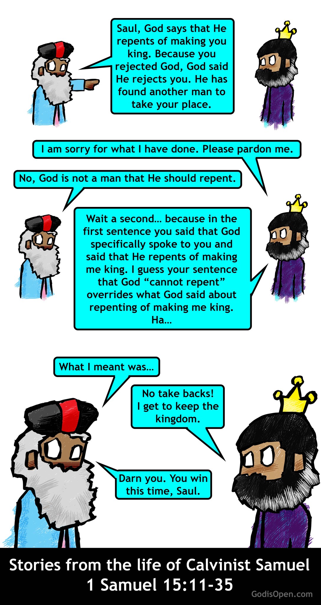 Meme Monday – Repentance with Saul | God is Open